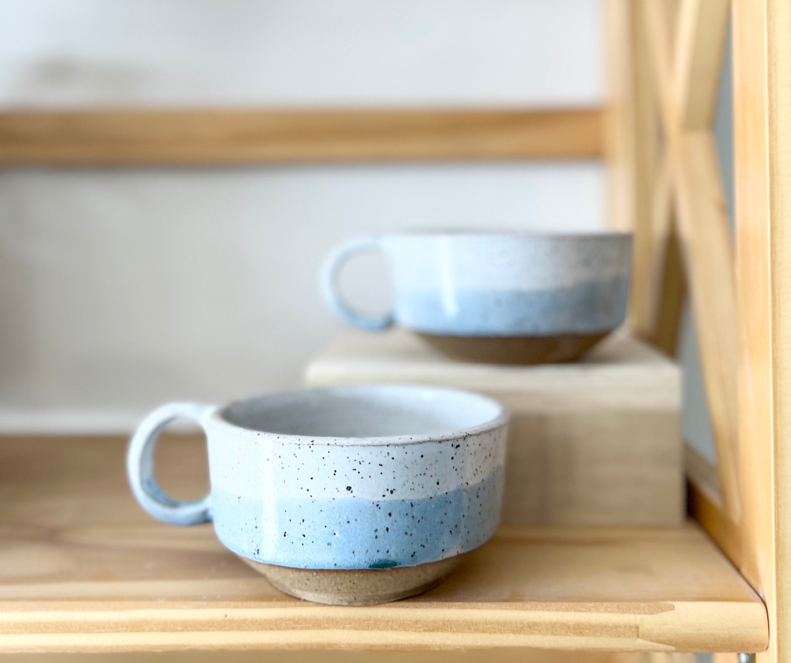 Stackable Coastal Mug | Seagrass Pottery