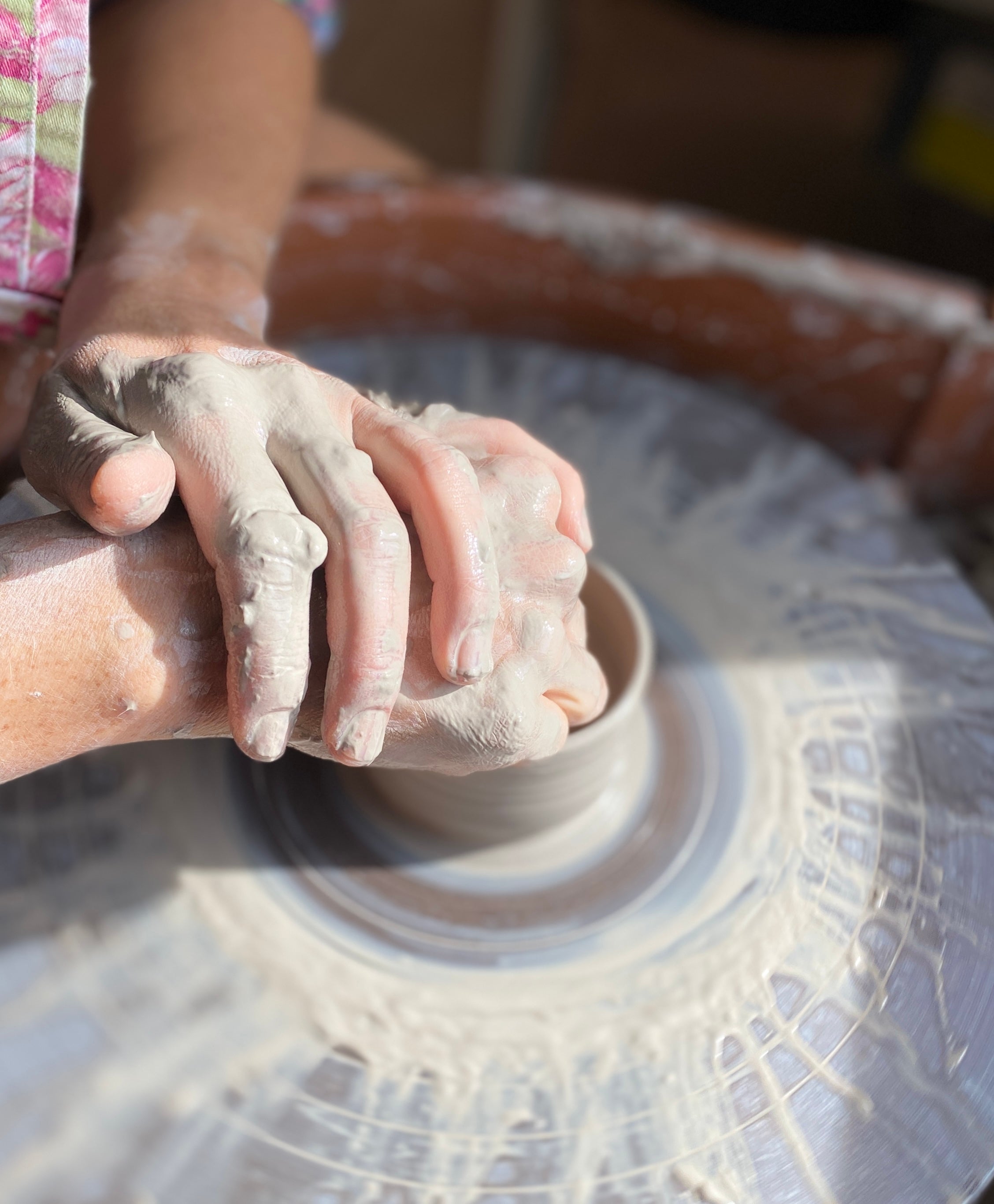 Learn to Make Pottery on the Potter's Wheel | Seagrass Pottery